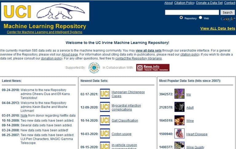 Những nguồn dữ liệu dataset dành cho machine learning